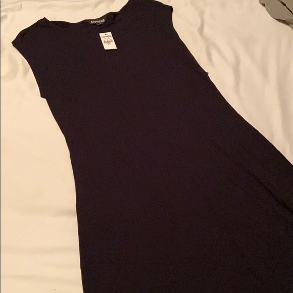 Express | Dresses | Express Black Tshirt Dress Nwt | Poshmark